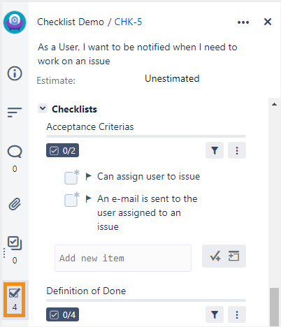 Editing checklists in Agile boards