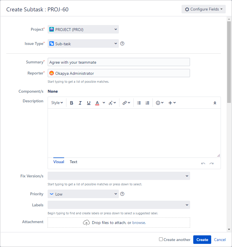 Converting checklist items to issues or subtasks