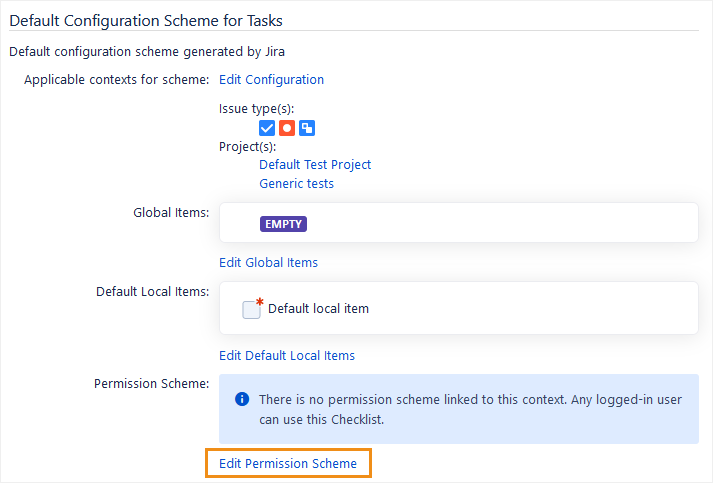 Editing permission schemes