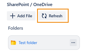 Refreshing files and folders (SharePoint / OneDrive)